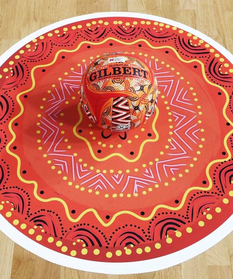 Supernetball Indigenous Round, Netball Australia, 2020 – Simone Thomson Art